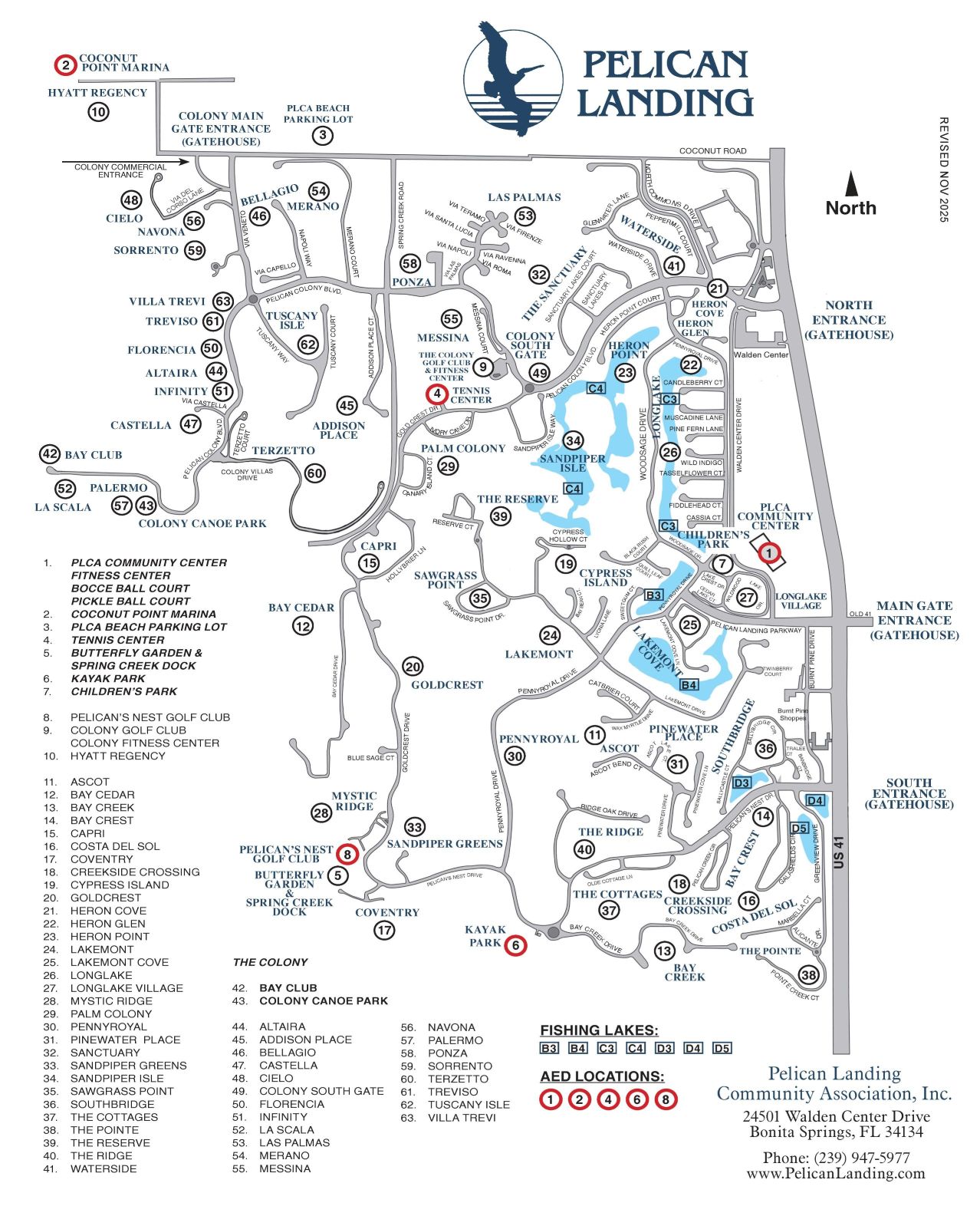 Community Map - Pelican Landing Community Association